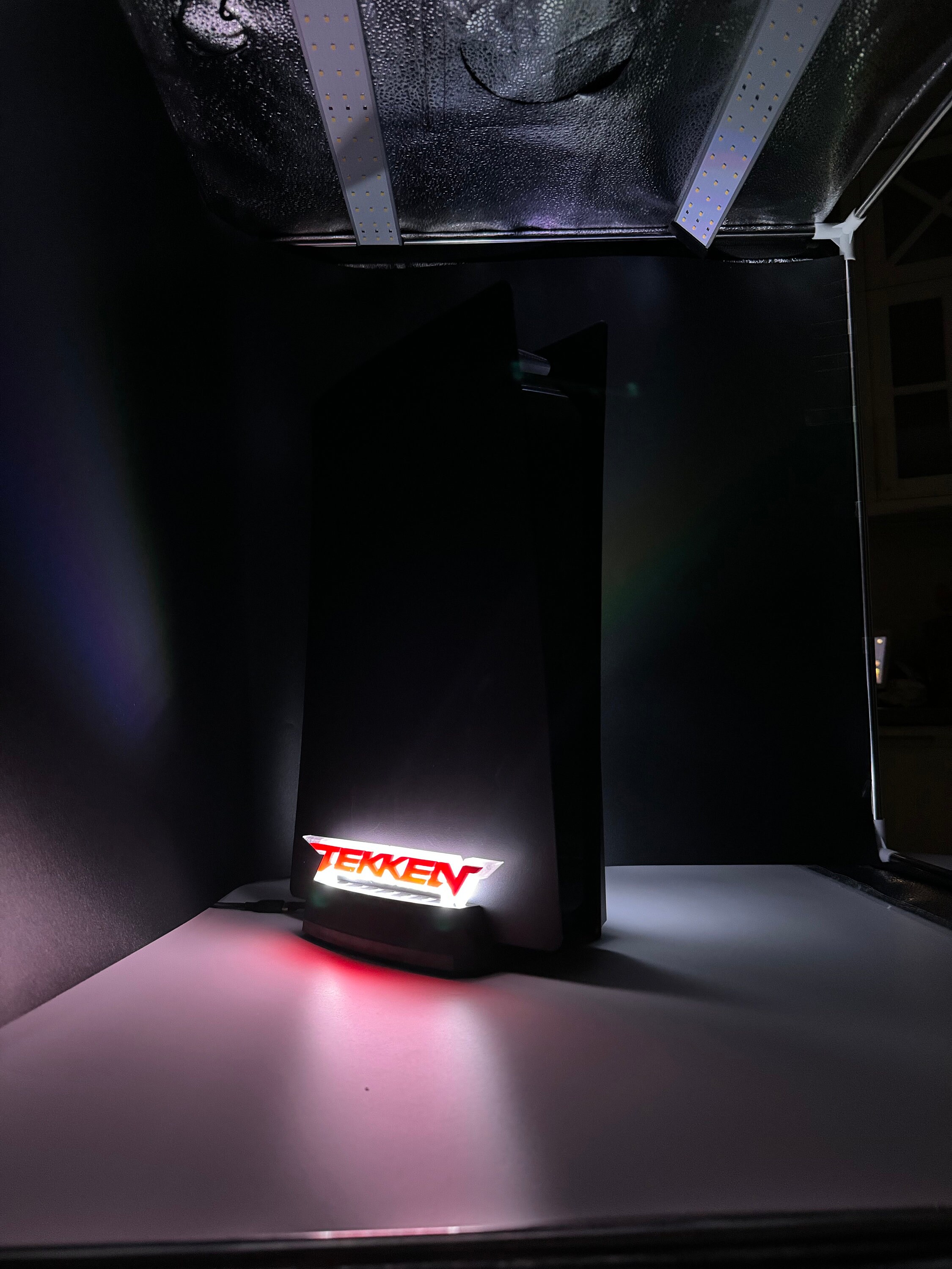 PS5 Stand Tekken 8 LED Light Playstation 5 Stand Gaming Lighting disc ...