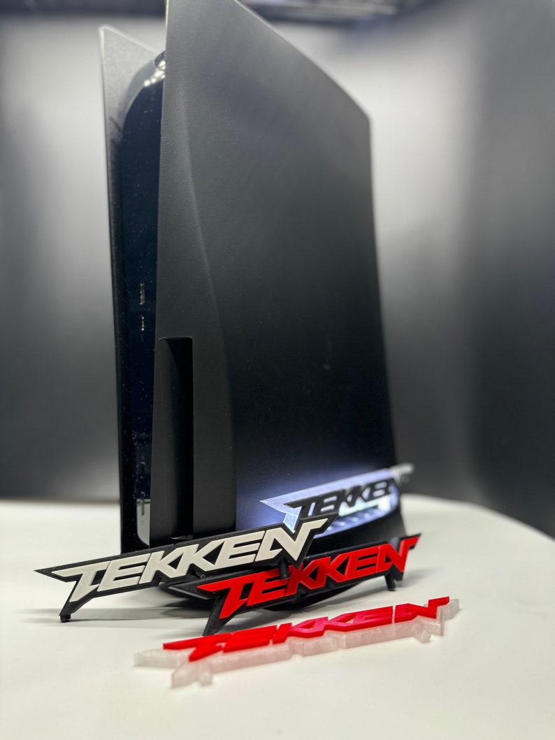 PS5 Stand Tekken 8 LED Light Playstation 5 Stand Gaming Lighting disc ...