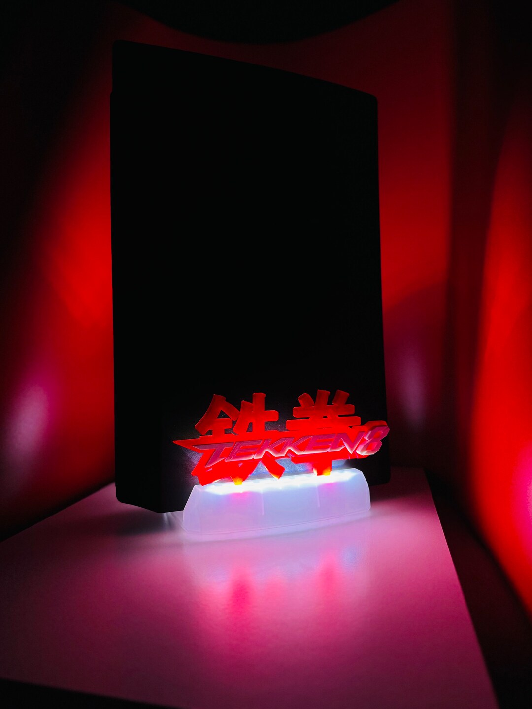 PS5 Stand Tekken 8 LED Light Playstation 5 Stand Gaming Lighting disc ...