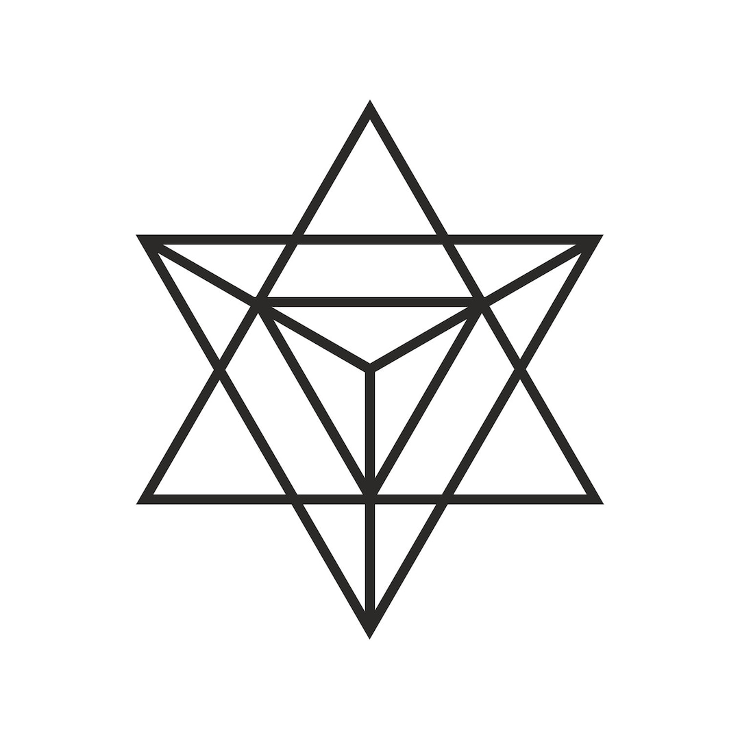 Merkaba Sacred Geometry Wall Decor Wall Decor For Rooms Laser Cut