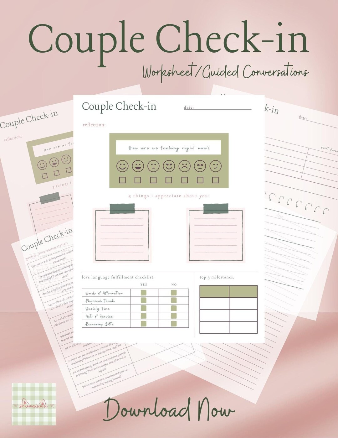 2025 Couple Check-in Worksheet - Etsy