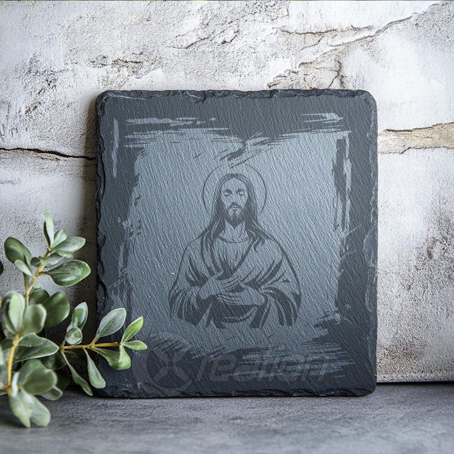 Jesus SVG Christian File for Laser Engraving on Slate, Cricut Digital ...