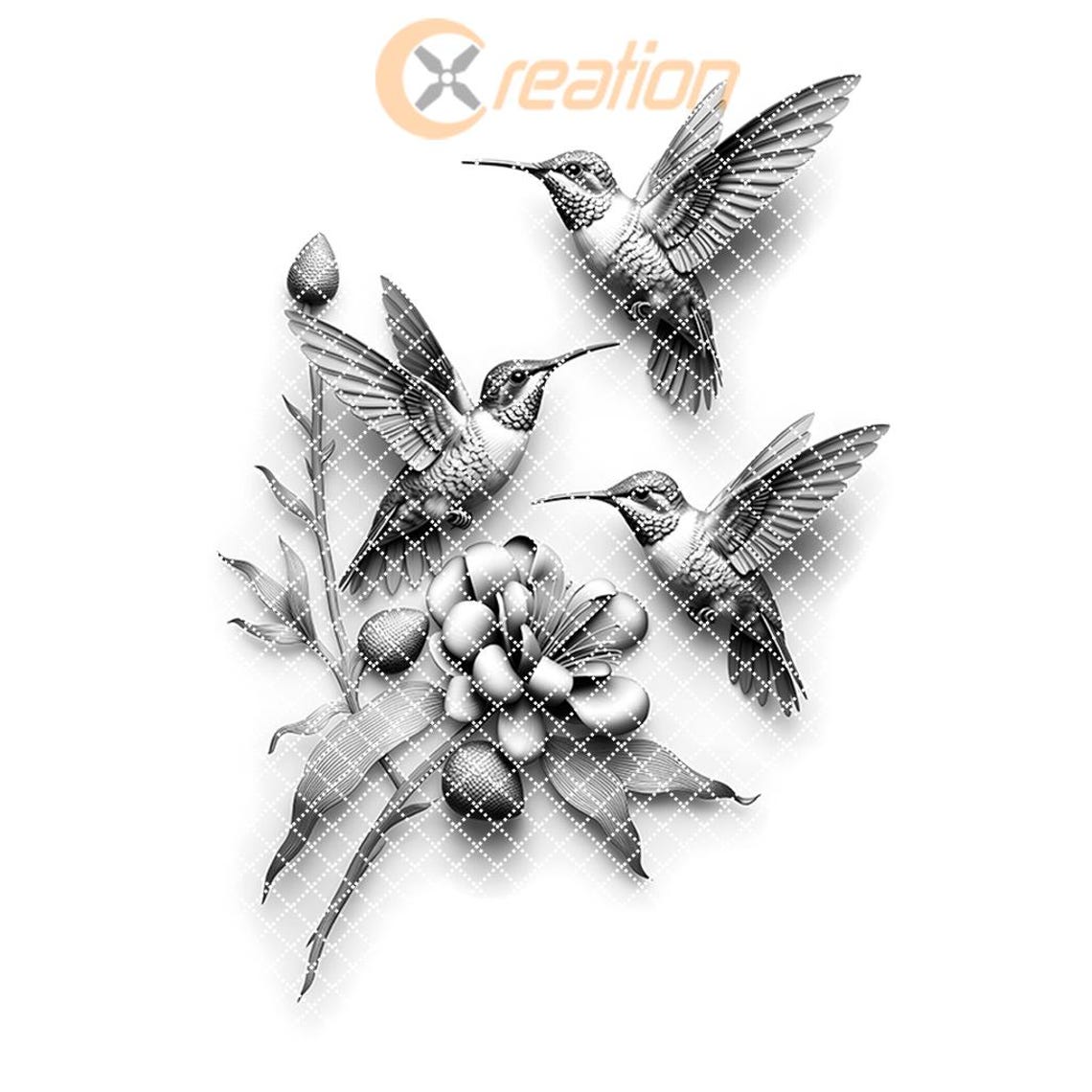 Hummingbird 3D Laser Engraving File, Charcuterie Board Design for ...