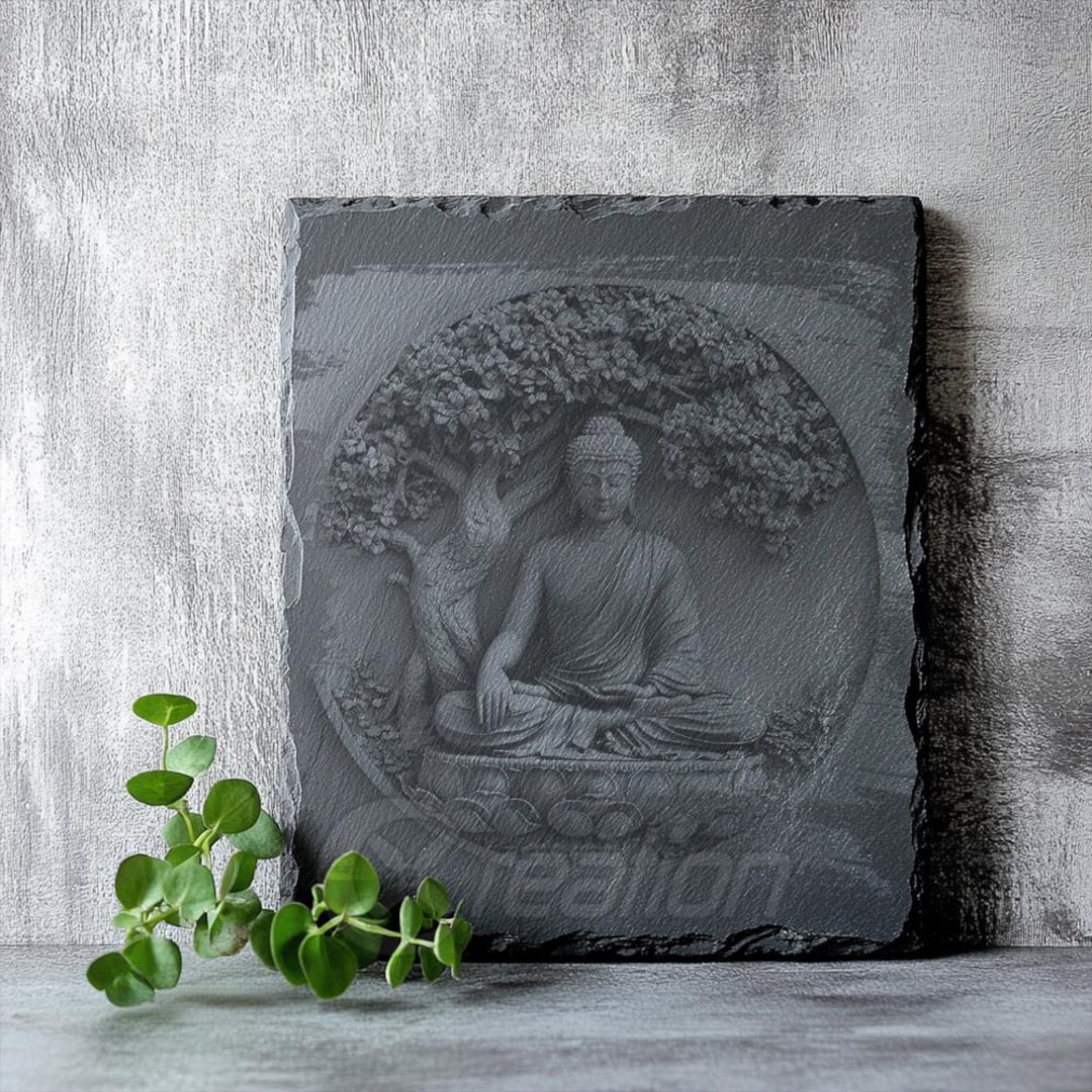 3D Illusion Laser Engraving File Buddha Meditation Design High Quality ...
