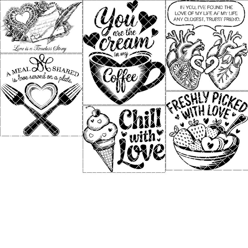Valentines Laser Engraving File Bundle Love Quote Engraved Charcuterie ...