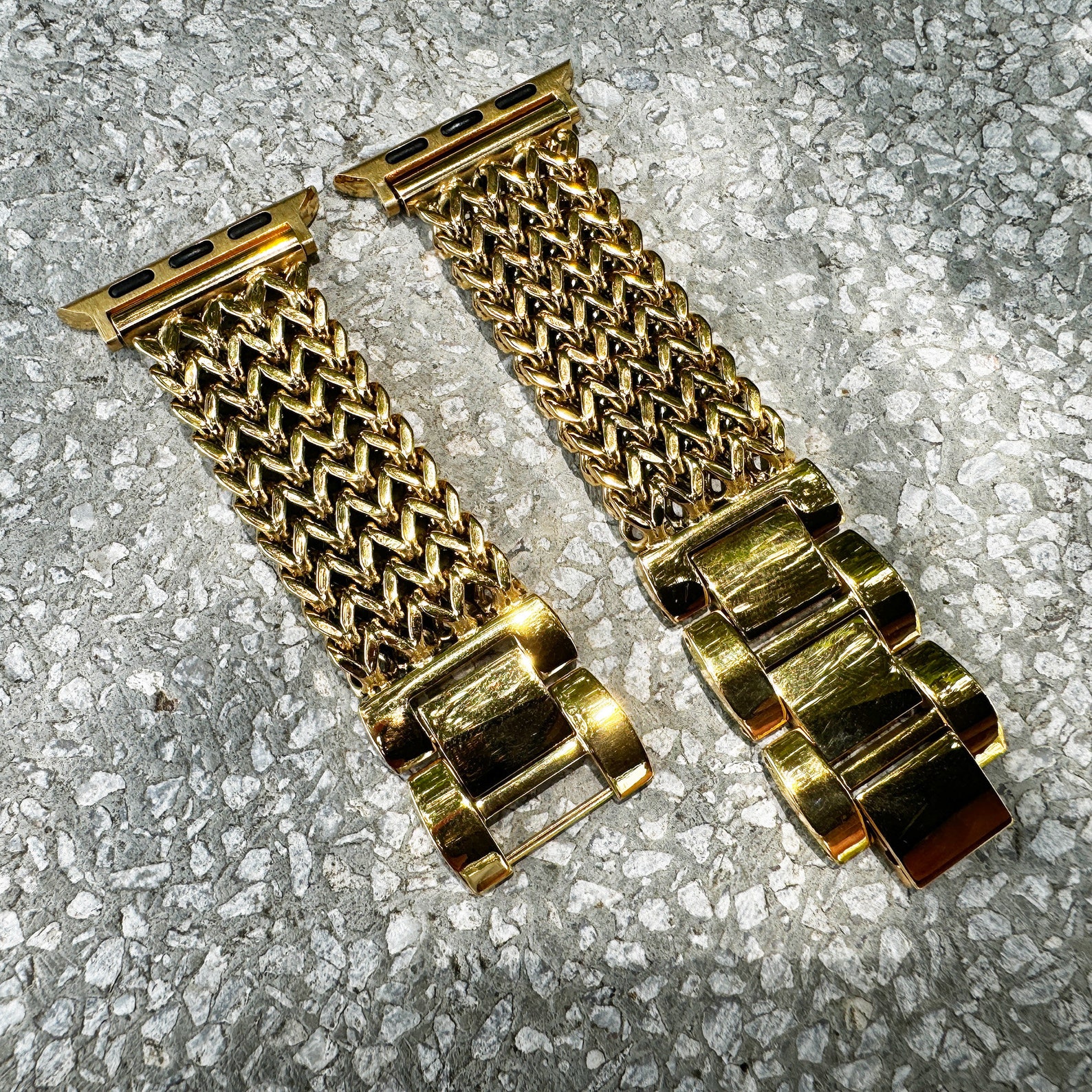 Gold Wavy Apple Watch Band Stylish Premium 38 40 41 42 44 45 46 49mm ...