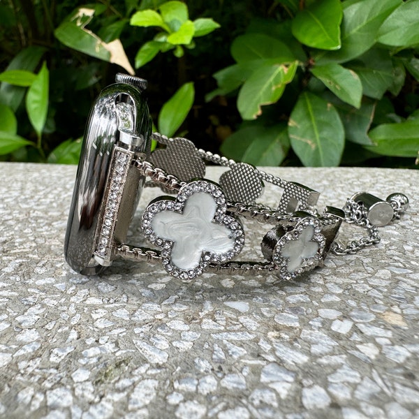 Silver Apple Watch Chain - Etsy