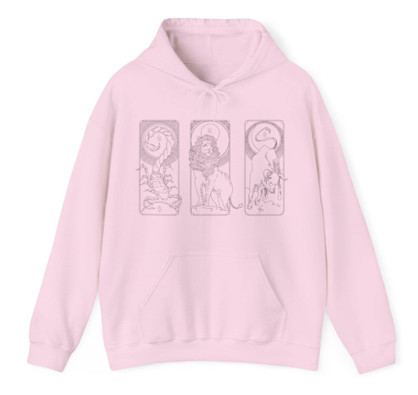 Custom Astrology Sign Hoodie, Personalized Zodiac Sign Sweatshirt ...