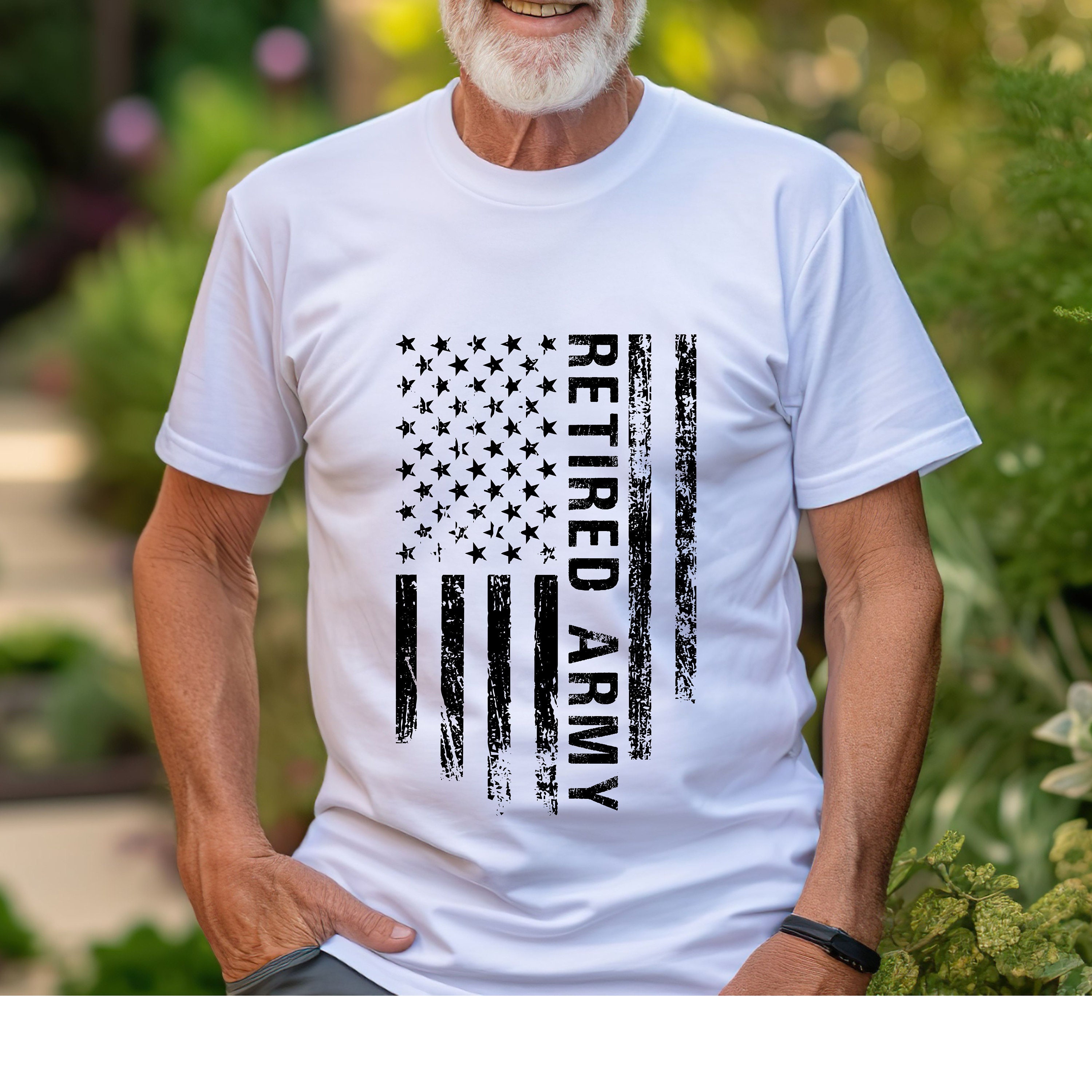 Retired Army Shirt, Army Retirement Gift, Military Retirement Shirt, US ...