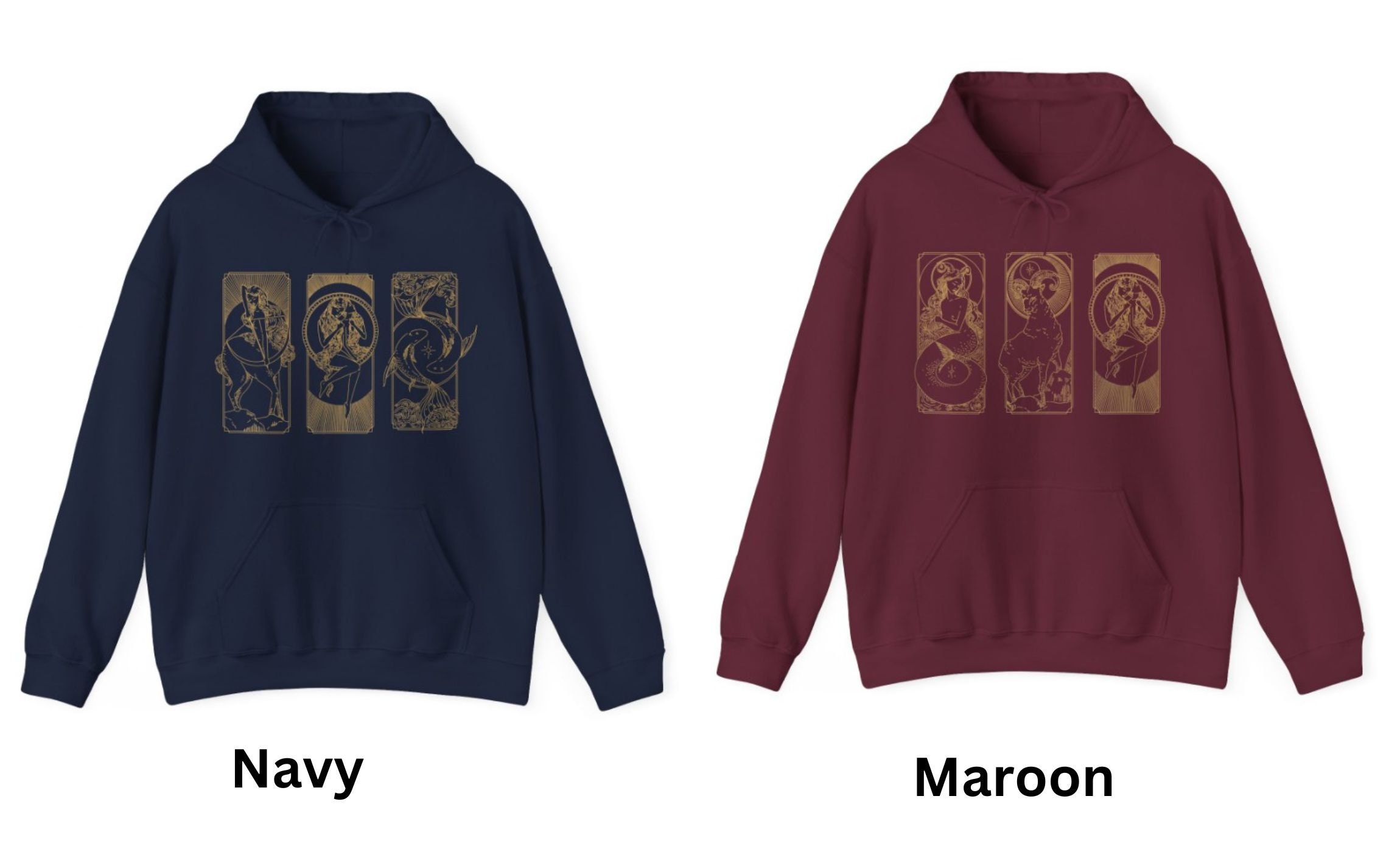 Custom Astrology Sign Hoodie, Personalized Zodiac Sign Sweatshirt ...
