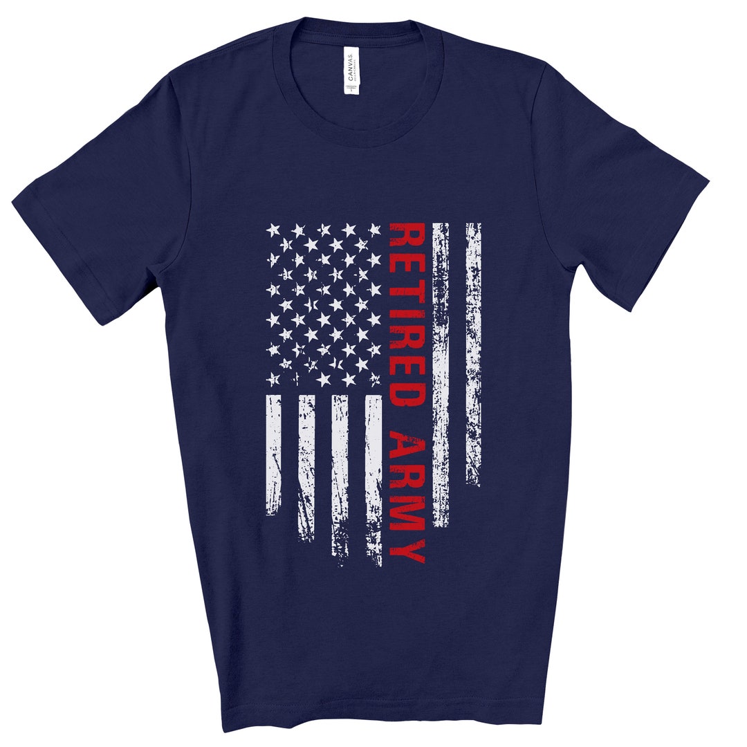 Retired Army Shirt, Army Retirement Gift, Military Retirement Shirt, US ...