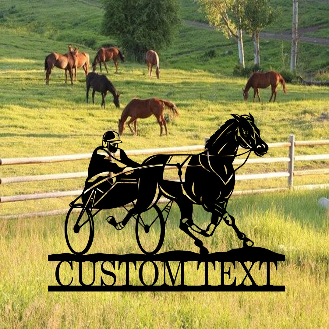 Custom Harness Racing Metal Sign Equestrian Gift Harness - Etsy Canada