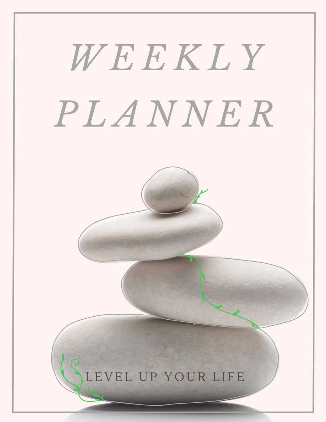 Weekly Planner. Year Long Weekly Planner With Weekly Check in and ...