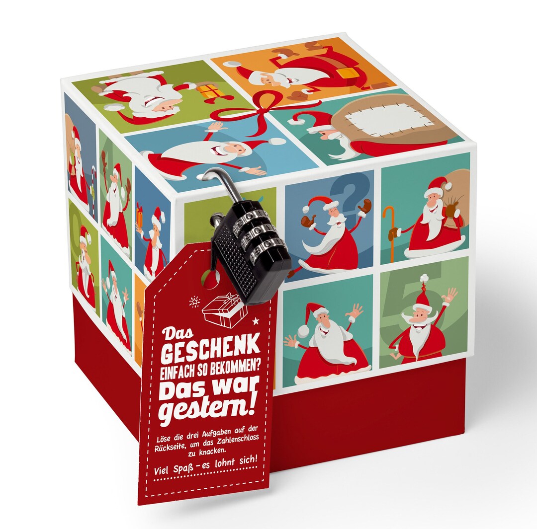 SURPRISA Gift Box for Christmas, Puzzle Box, Money Gifts, Packaging for ...