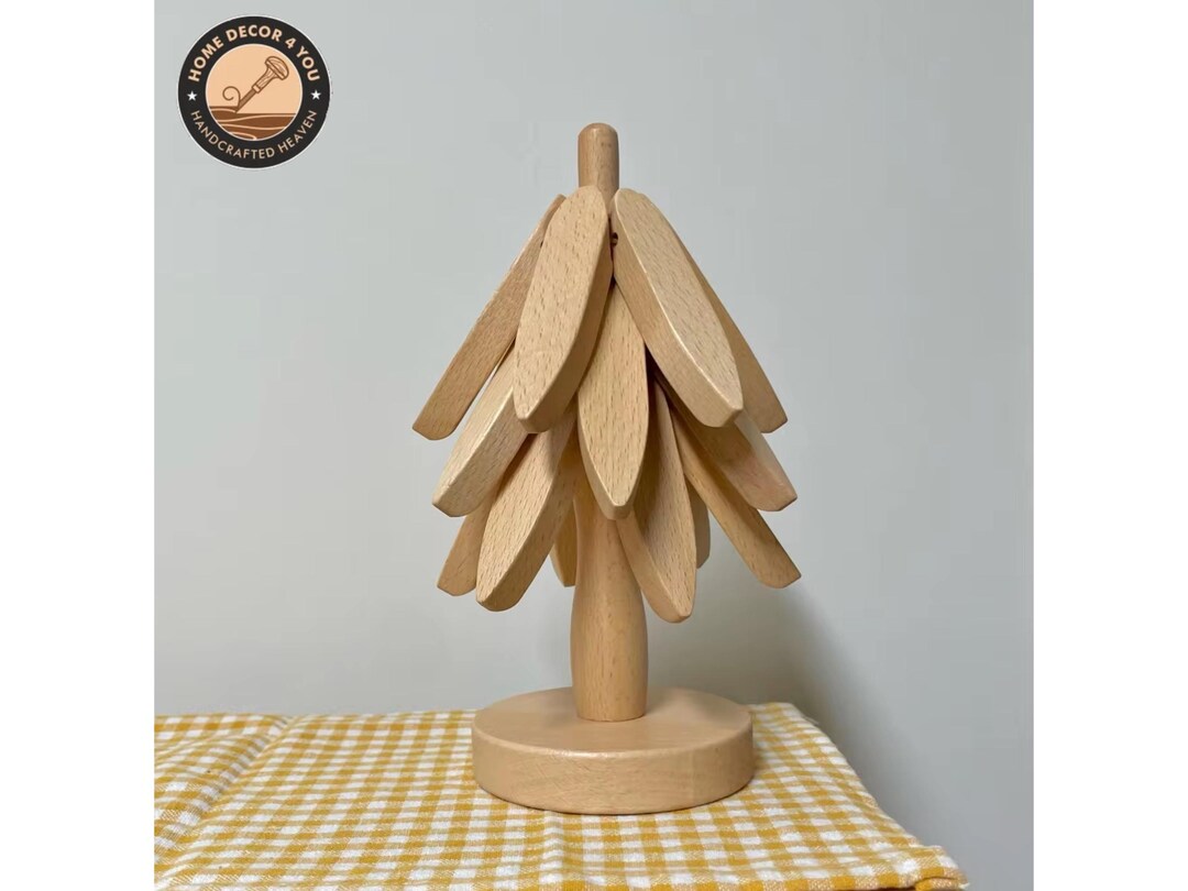 Handmade Trivet Coasters, Tree Coasters Set, Modern Coasters for ...