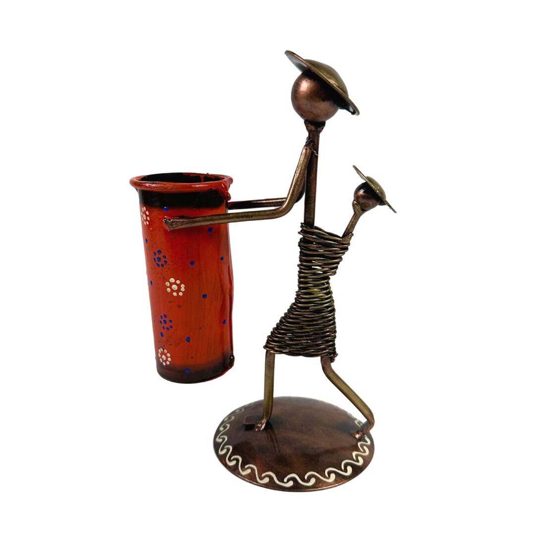 Handmade Pen Holder Stand, Vintage Pen Holder Display, Tribal Pen Stand ...