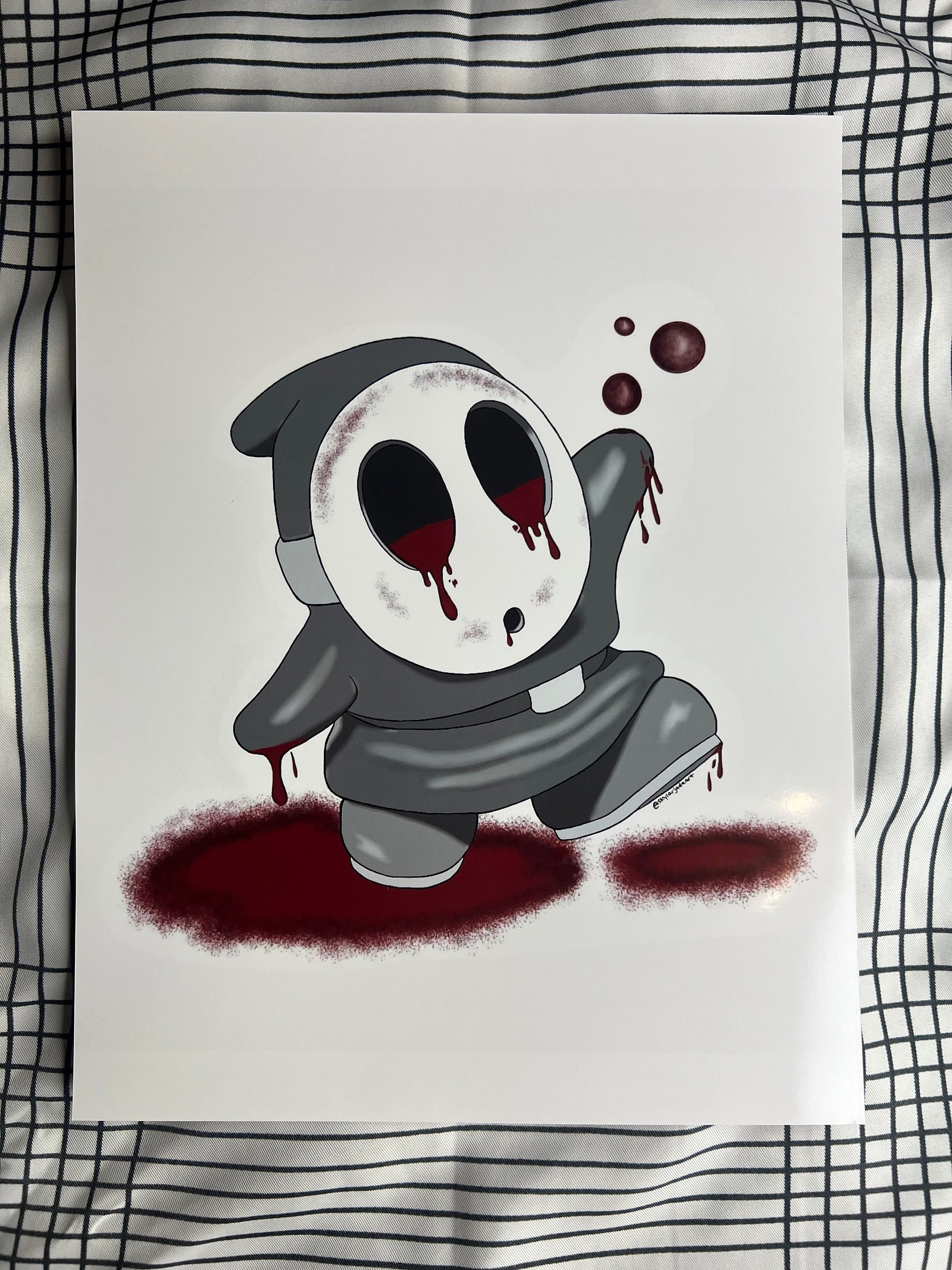 Shy Guy Drawing