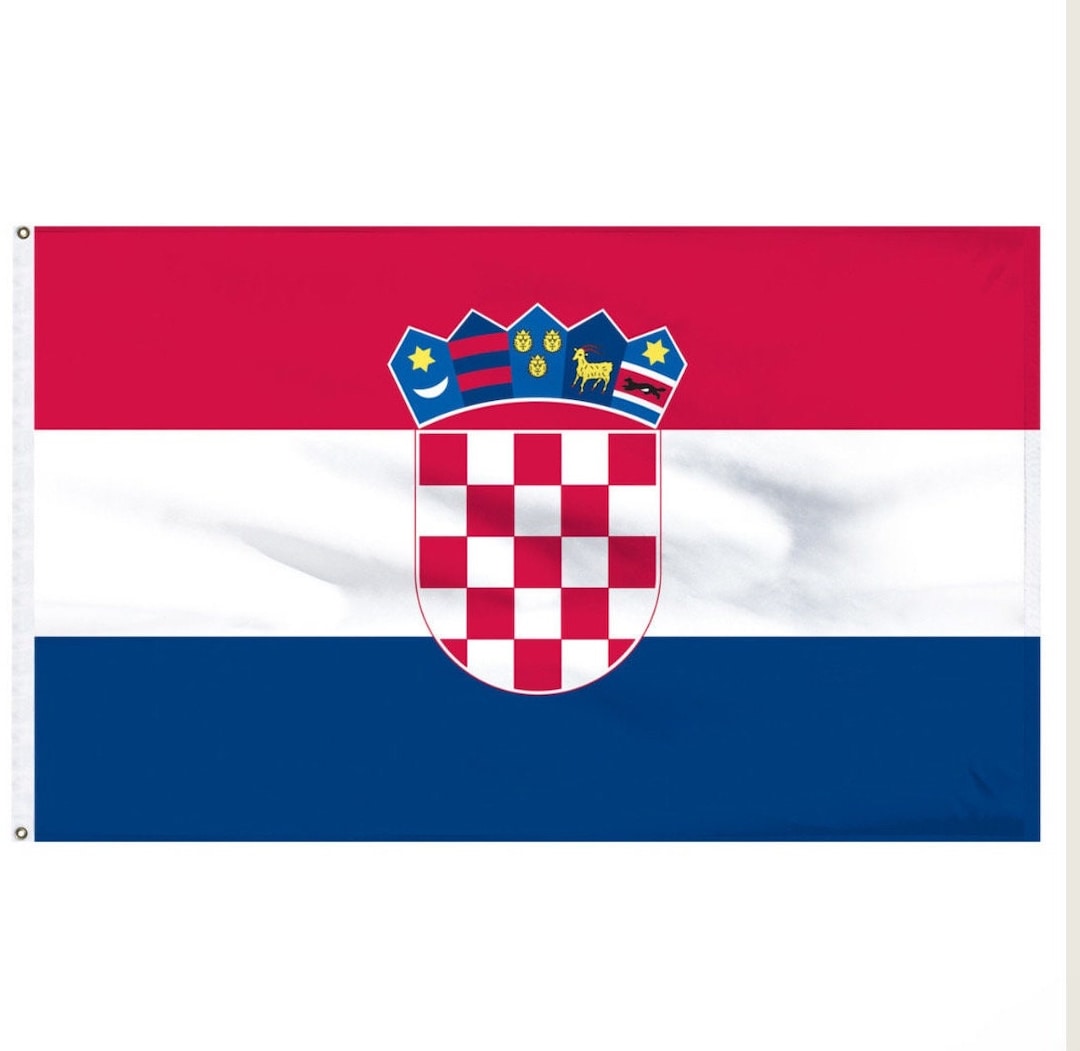 Croatia Flag 3x5 Ft - Hrvatska Zastava - Etsy