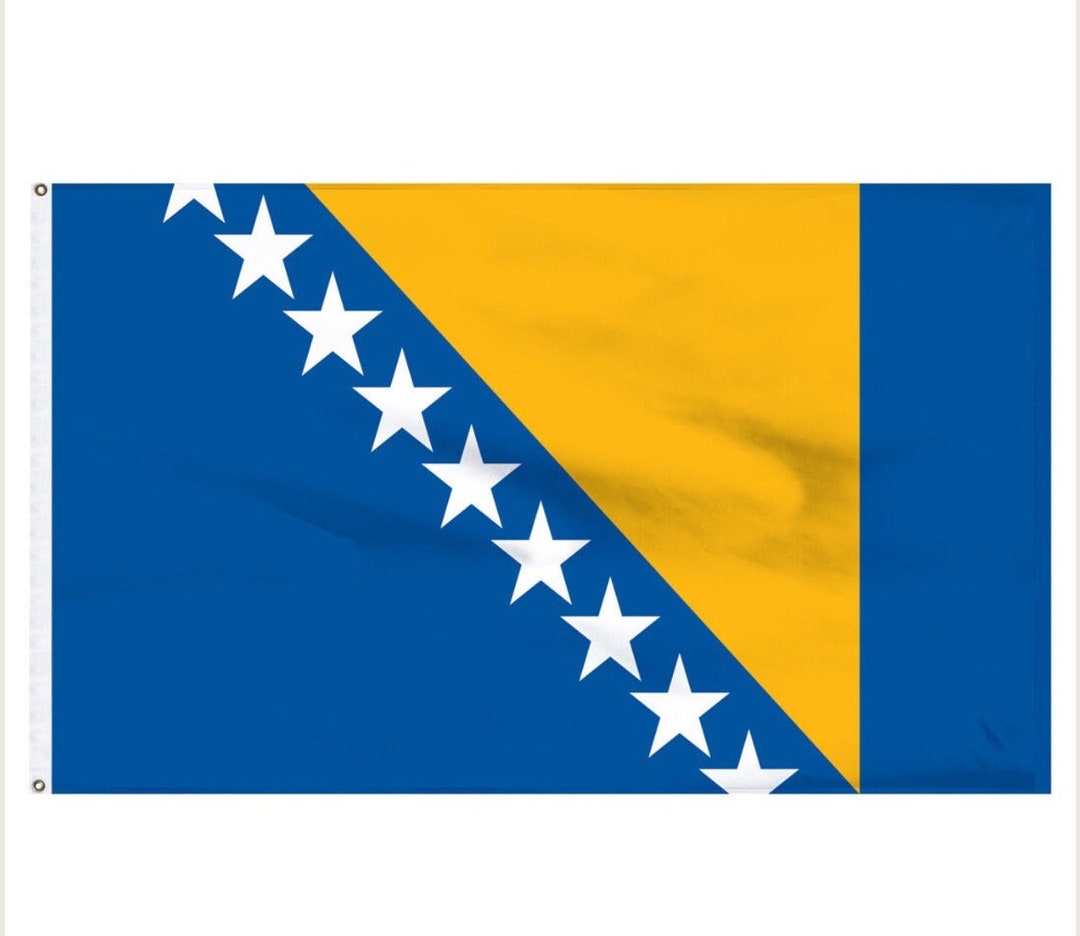 Bosnia & Herzegovina Flag 3x5 Ft, 5x8 Ft - Bosanska Zastava - Etsy