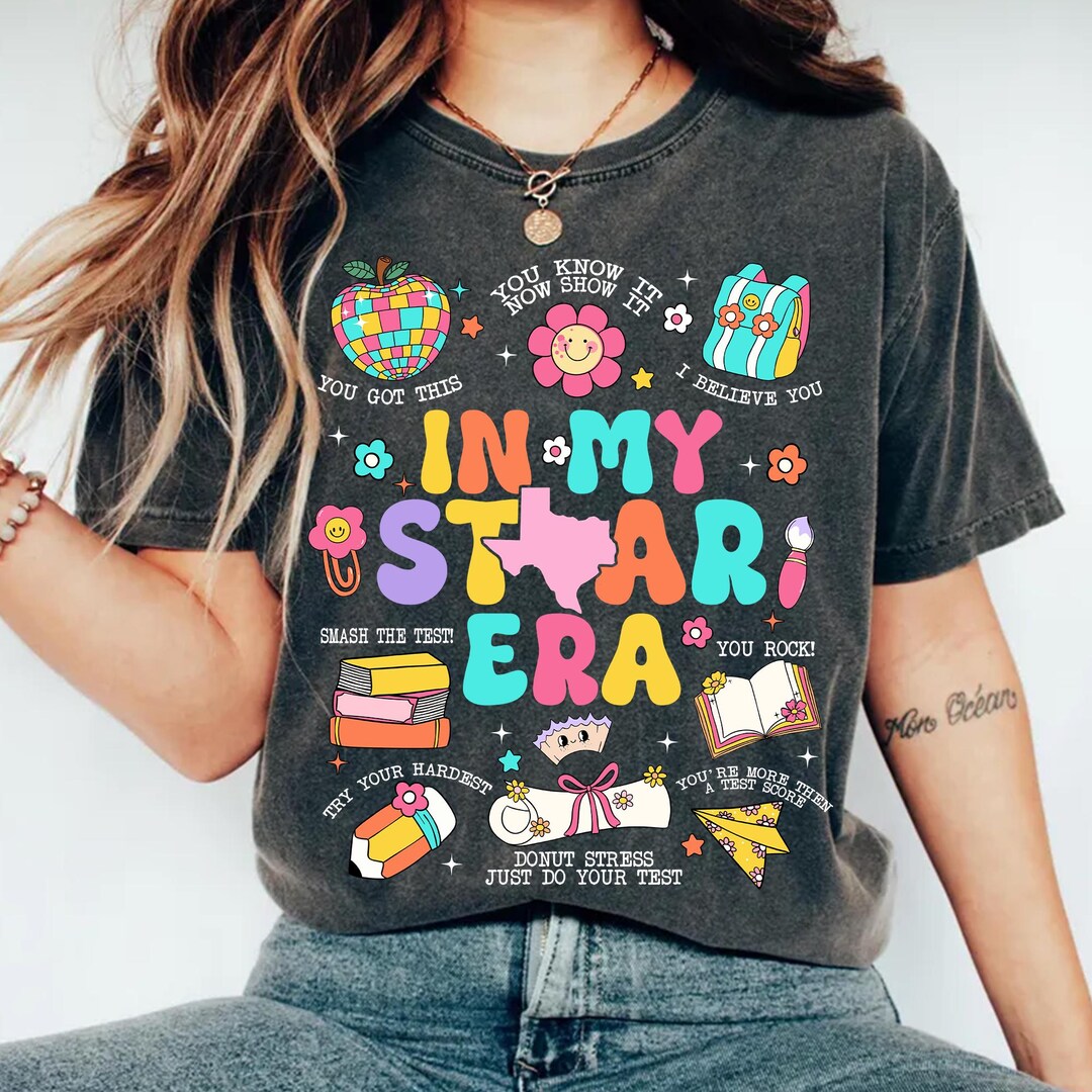 In My Testing Era Shirt, Testing Teacher Shirt, Testing Coordinator ...