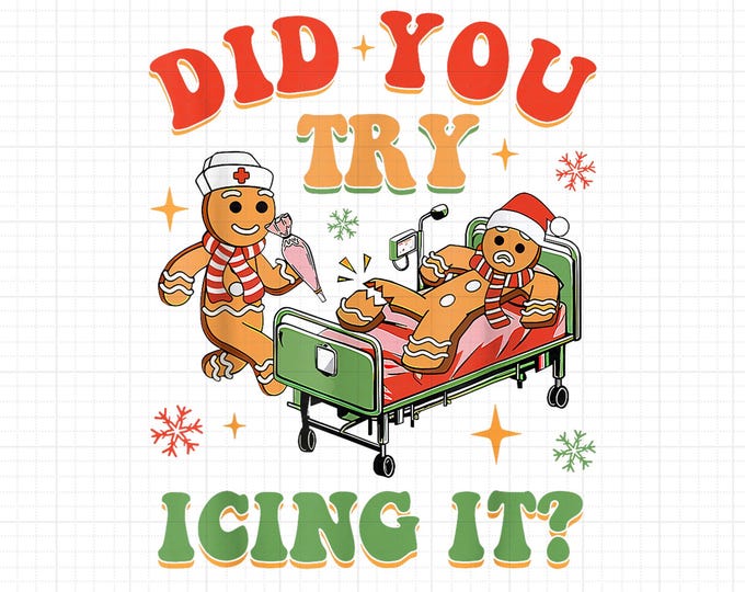 Pain Scale Png, Funny Gingerbread Christmas, Funny Nurse Gingerbread ...