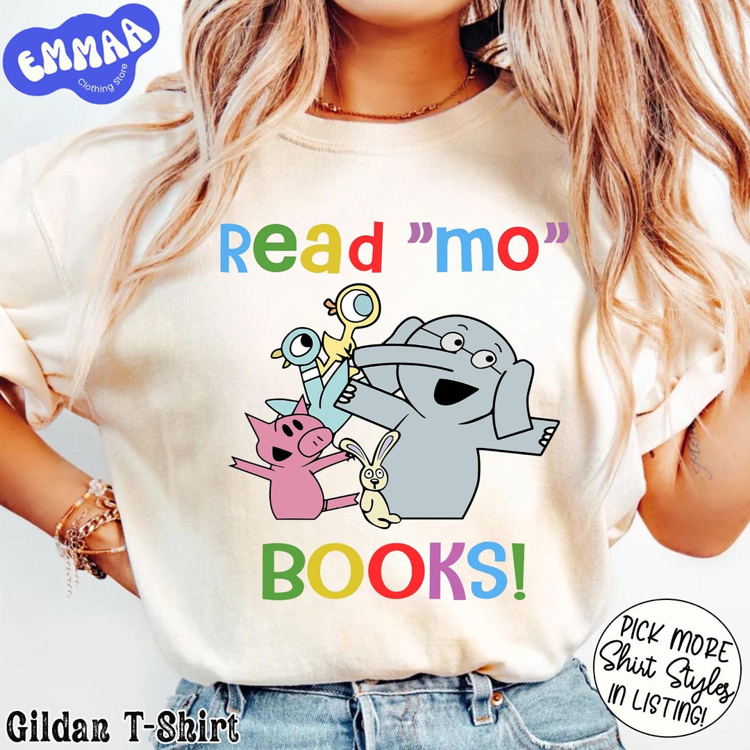 Read More Book Piggie Elephant Pigeons T-shirt, It's a Good Day to Read ...