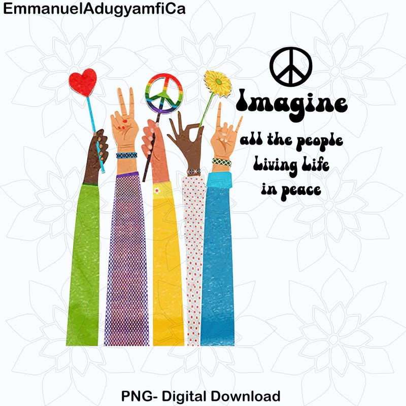 Imagine Peace - Etsy