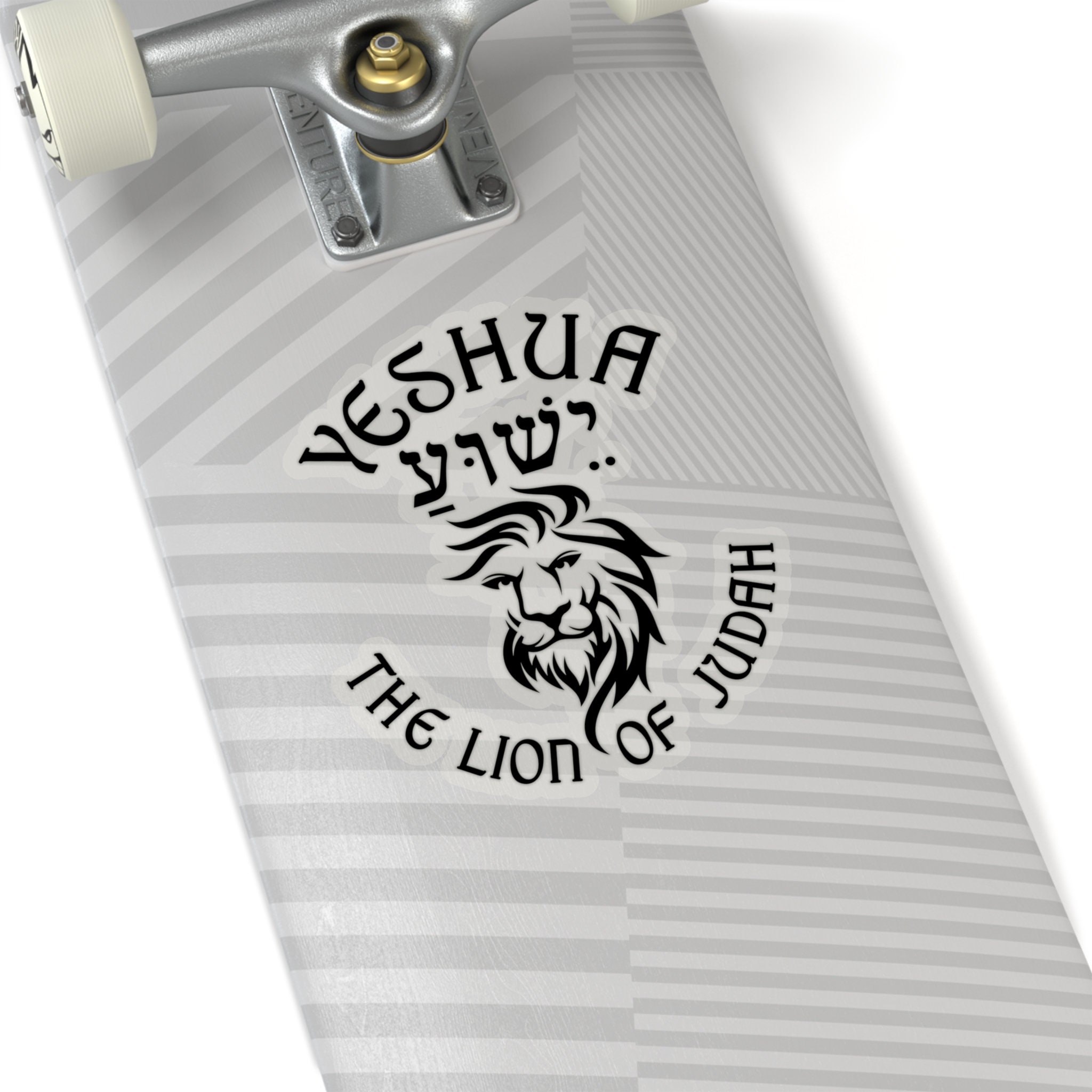 Yeshua the Lion of Judah Transparent Sticker, , Christian Binder ...