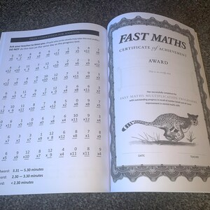 FAST MATHS MULTIPLICATION Times Tables / Home School homeschool ...