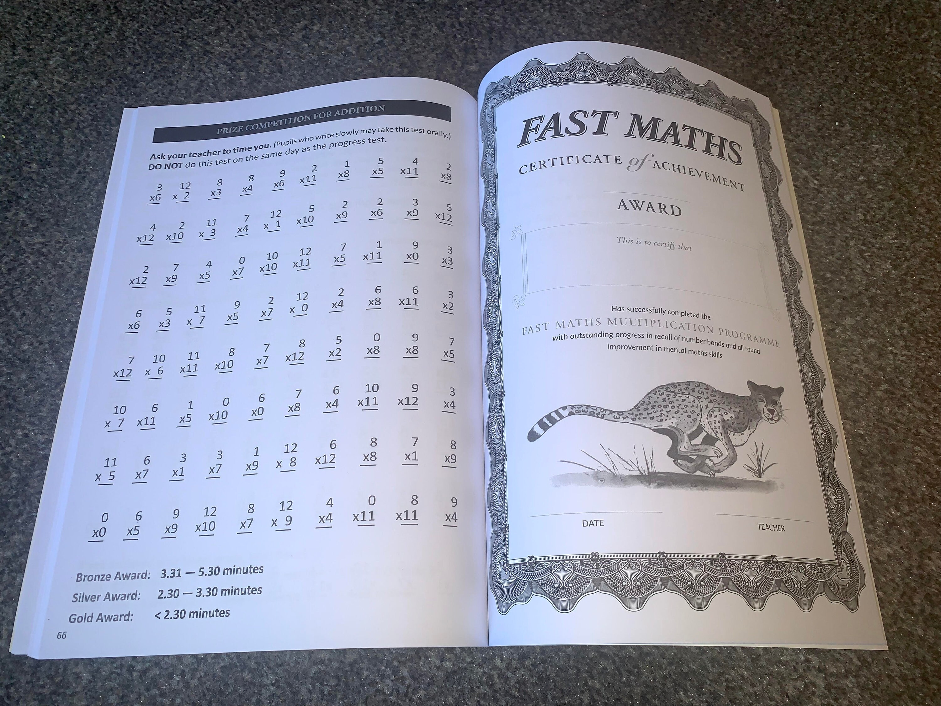 FAST MATHS MULTIPLICATION Times Tables / Home School homeschool ...