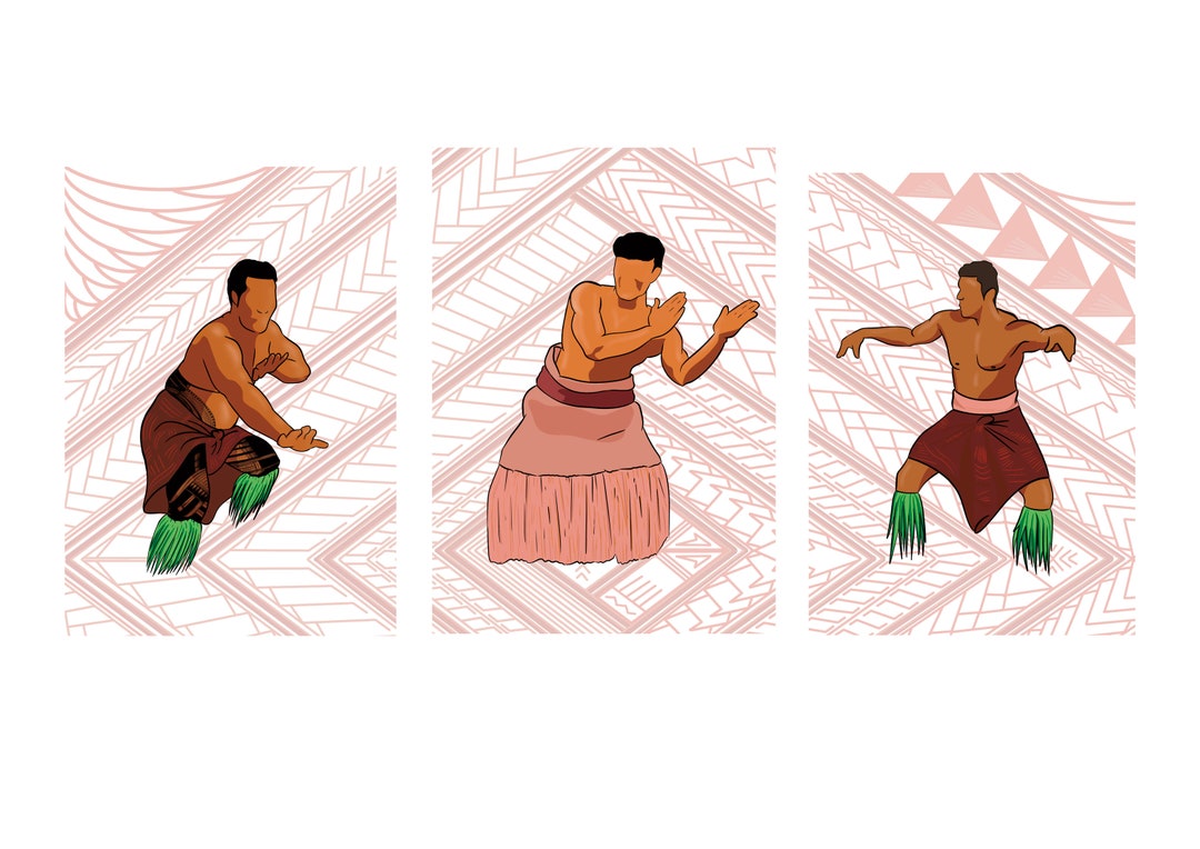 Samoa Through Generations | Samoan Men | Samoan Family | Aiga | Siva - Etsy