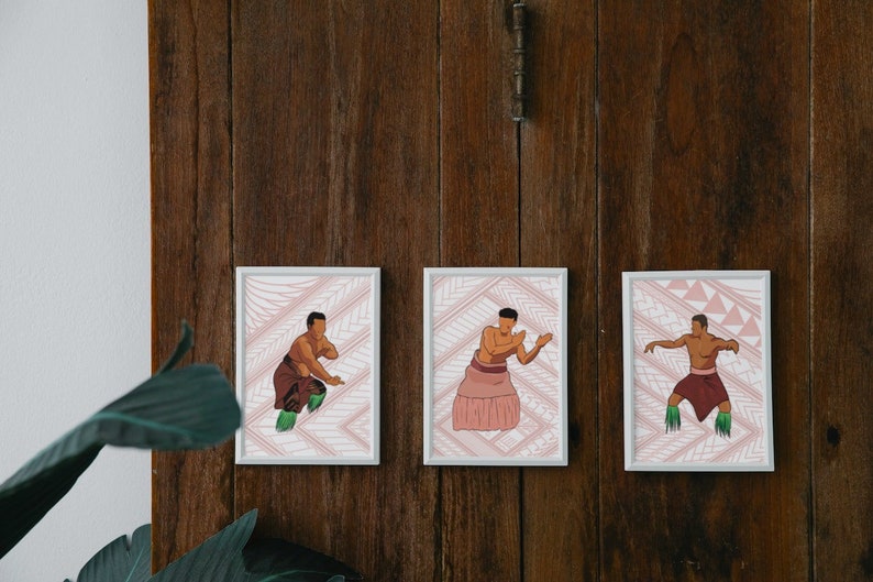 Samoa Through Generations Samoan Men Samoan Family Aiga Siva - Etsy