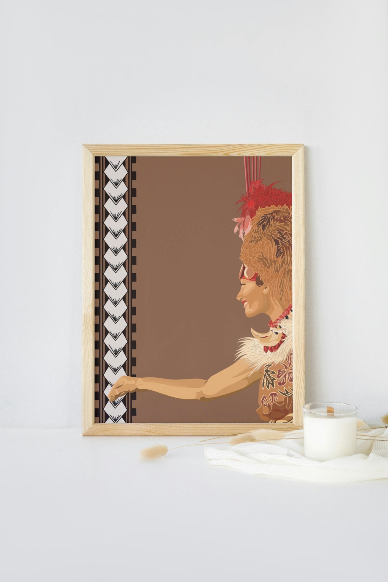 Samoan Taupou, Siva, Dance, Island Lady, Samoan Lady, Digital Art ...