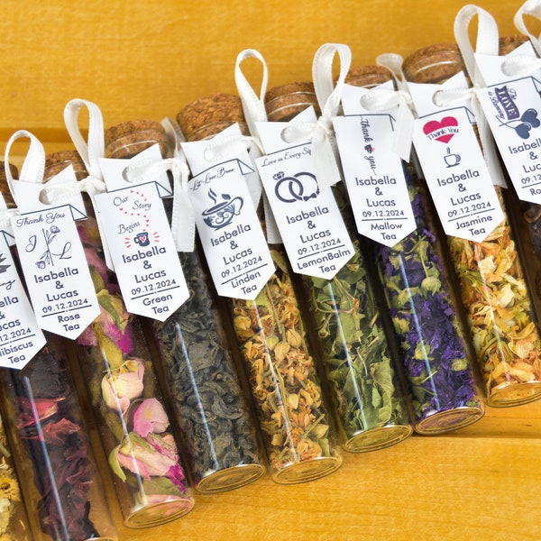 Bulk Personalized Tea Favors Wedding - Etsy