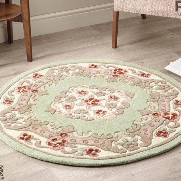 Floral Tufted Rug - Etsy