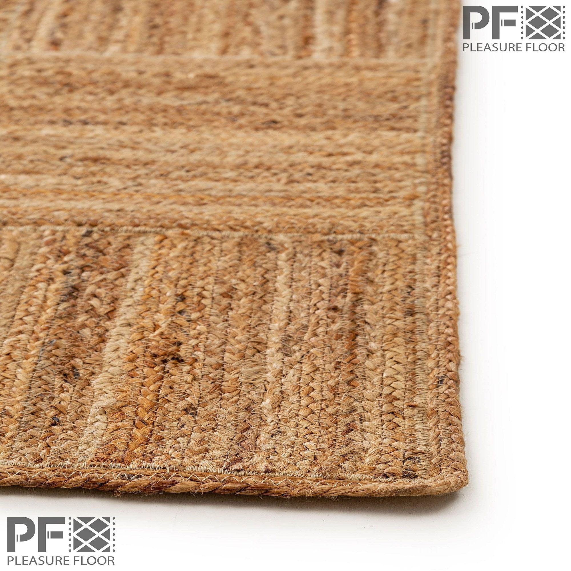 Natural Hand Braided Jute Rug Natural Fiber Floor Covering Home Decor ...