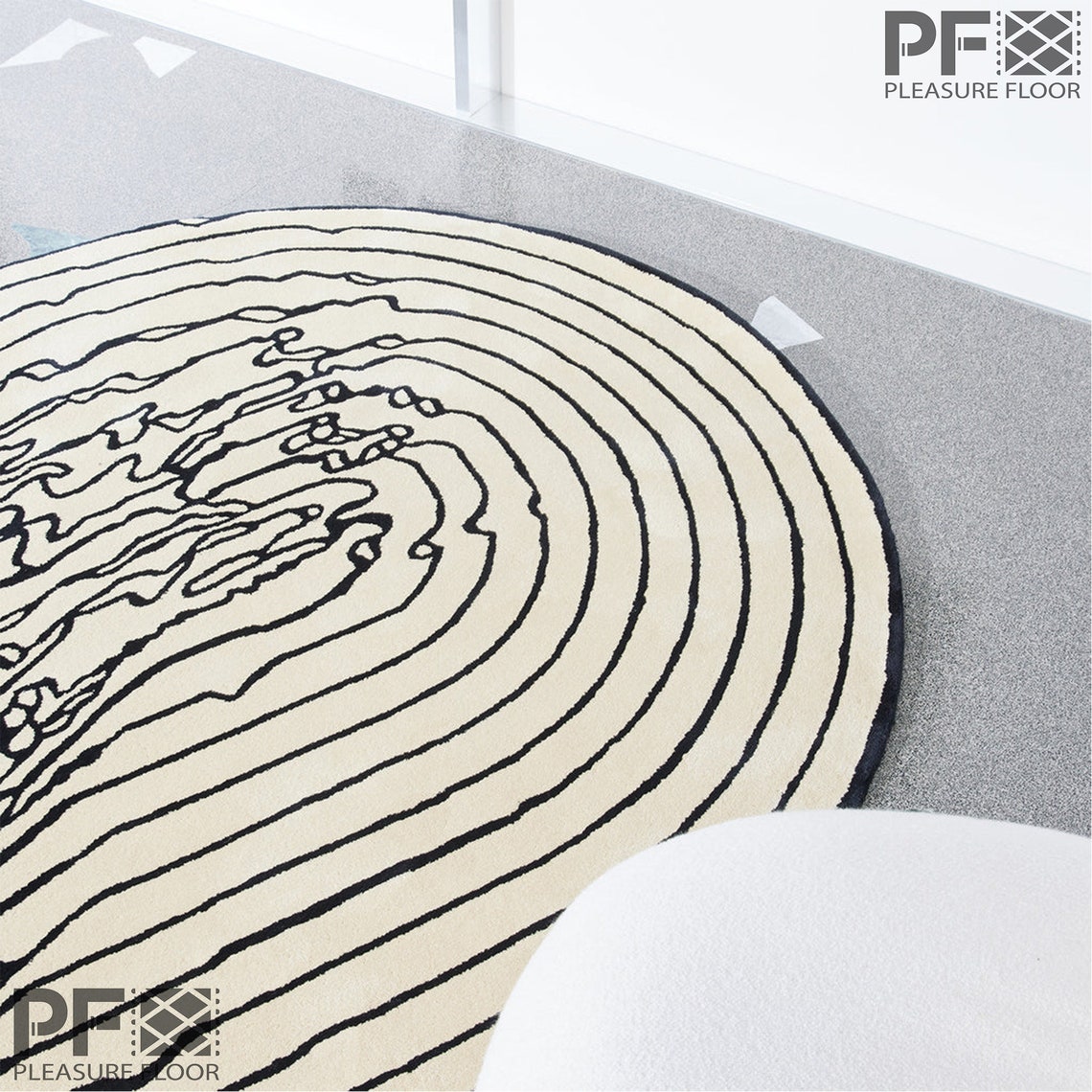 Irregular Melting Rug Handmade Tufted 100% Fine Wool Trending Carpets ...