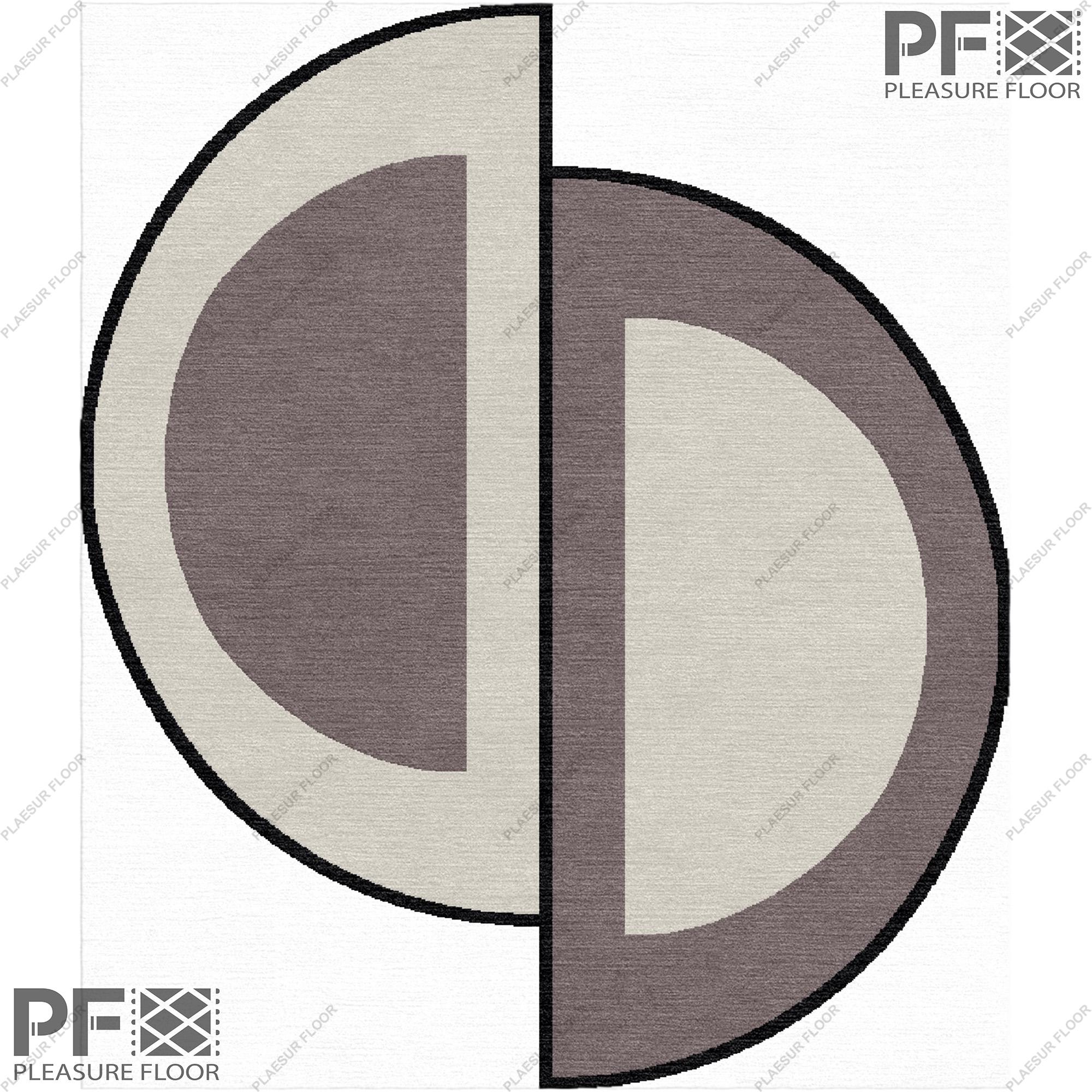 Abstract Art Rug Modern Home Statement Area Rug Custom Carpet Fine Wool ...