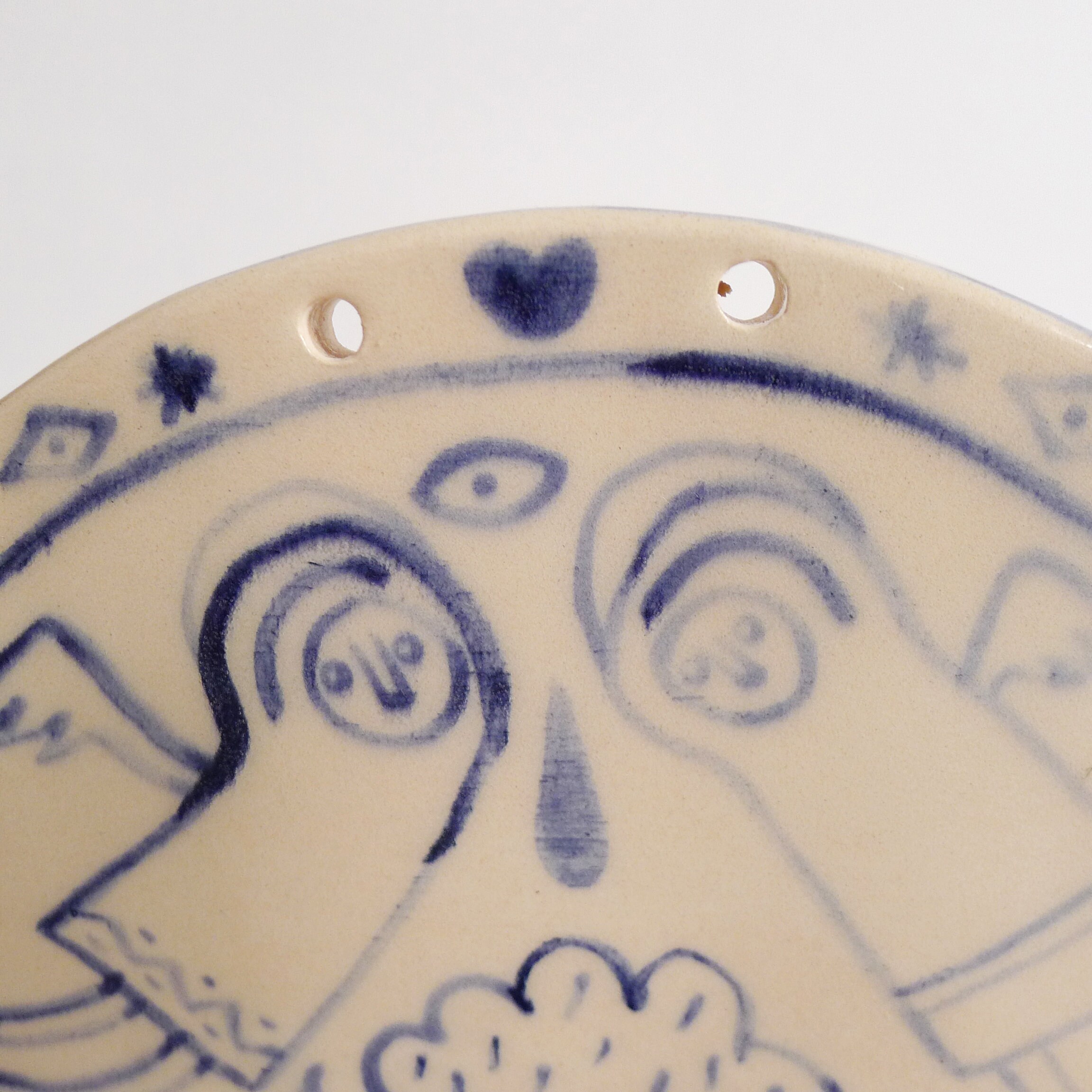 Ceramic Altar With Angels and Big Heart - Etsy