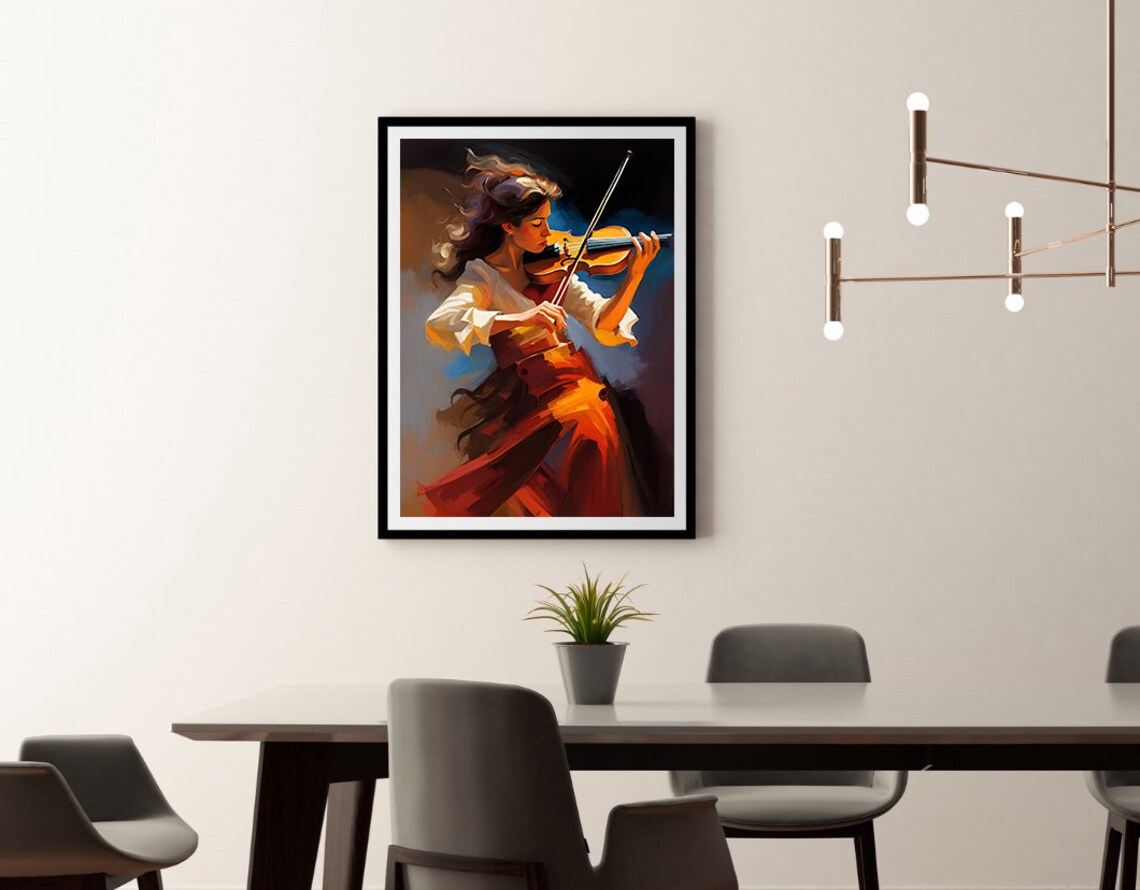 Paintings music Magic Wall Décor HQ Digital Download Digital Art Oil ...