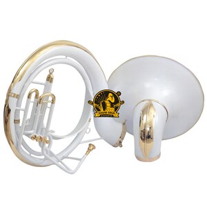 SOUND SAGA® Sousaphone 24" King Size Handmade BB Pitch Premium Brass ...