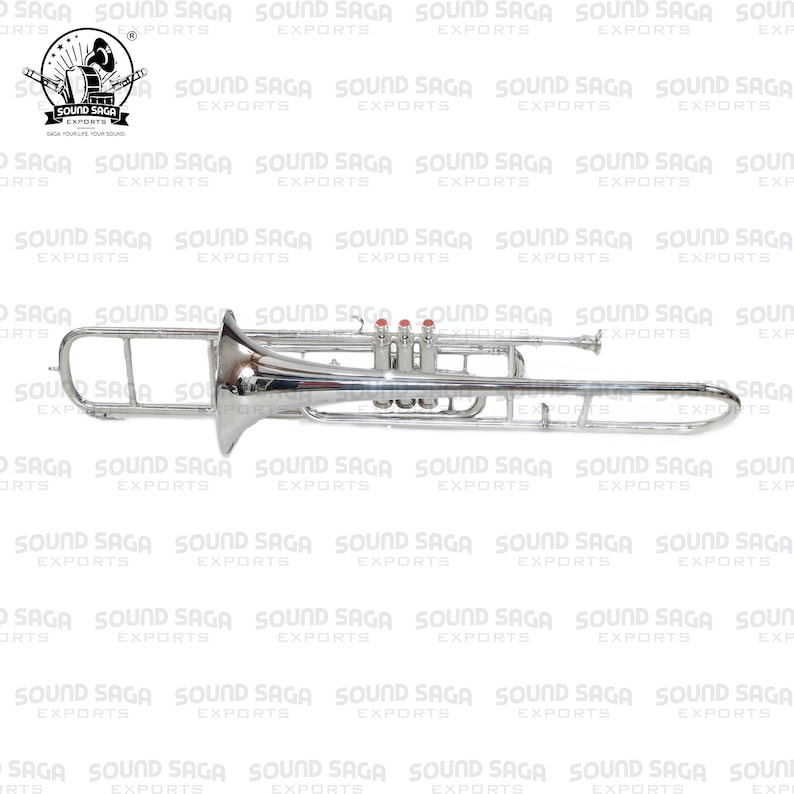 SOUND SAGA® Valve Trombone With All Accessories Including Mouthpiece ...