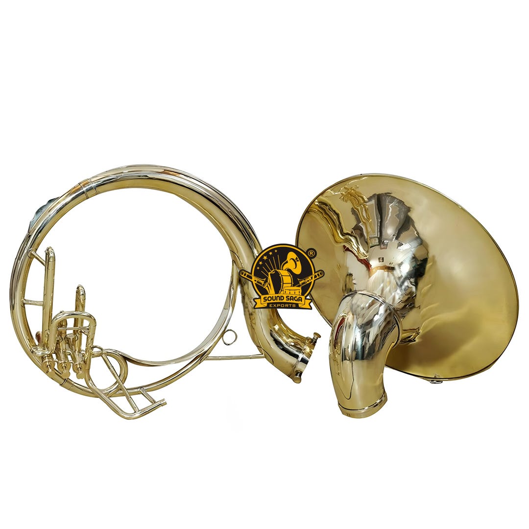 SOUND SAGA® Sousaphone Tuba 22'' Big Bell With All Accessories ...