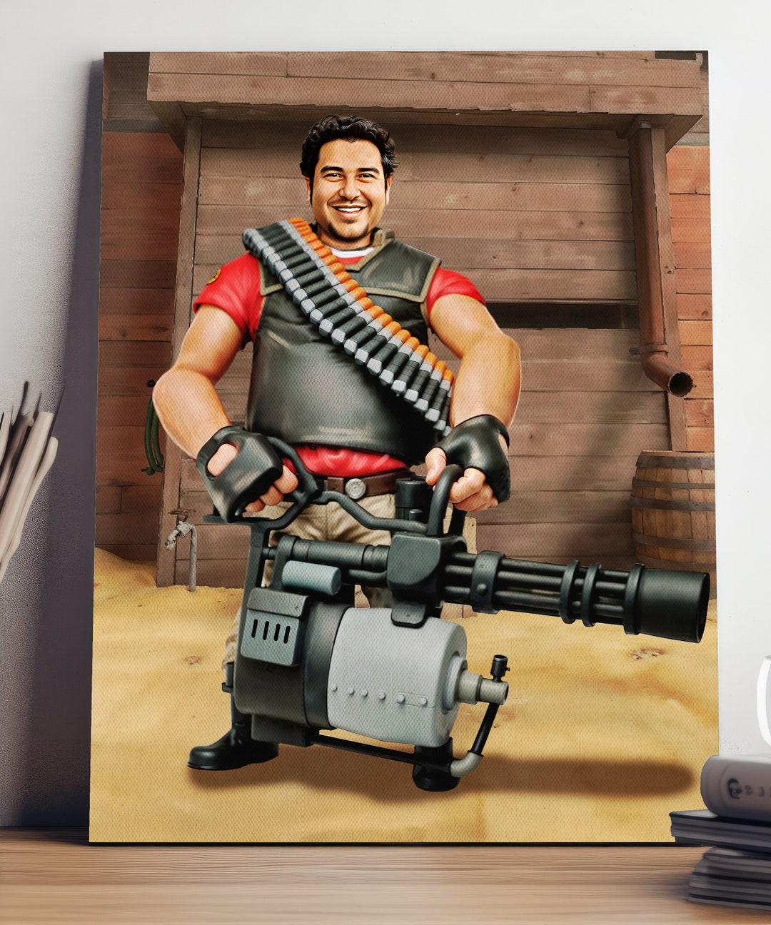 Custom Team Fortress 2 Portrait – Gamer Caricature From Your Photo ...