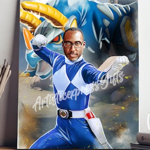 Get Your Own Power Ranger Portrait From Your Photo | Custom Super Hero ...