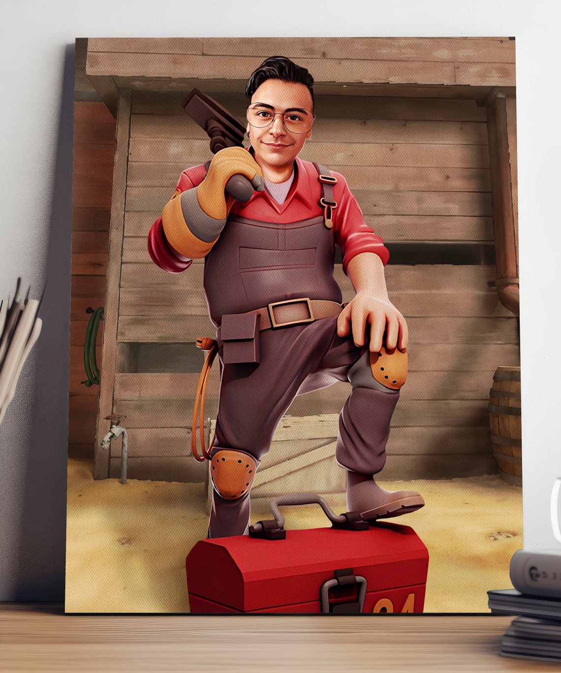 Custom Team Fortress 2 Portrait – Gamer Caricature From Your Photo ...