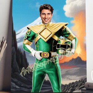 Get Your Own Power Ranger Portrait From Your Photo | Custom Super Hero ...