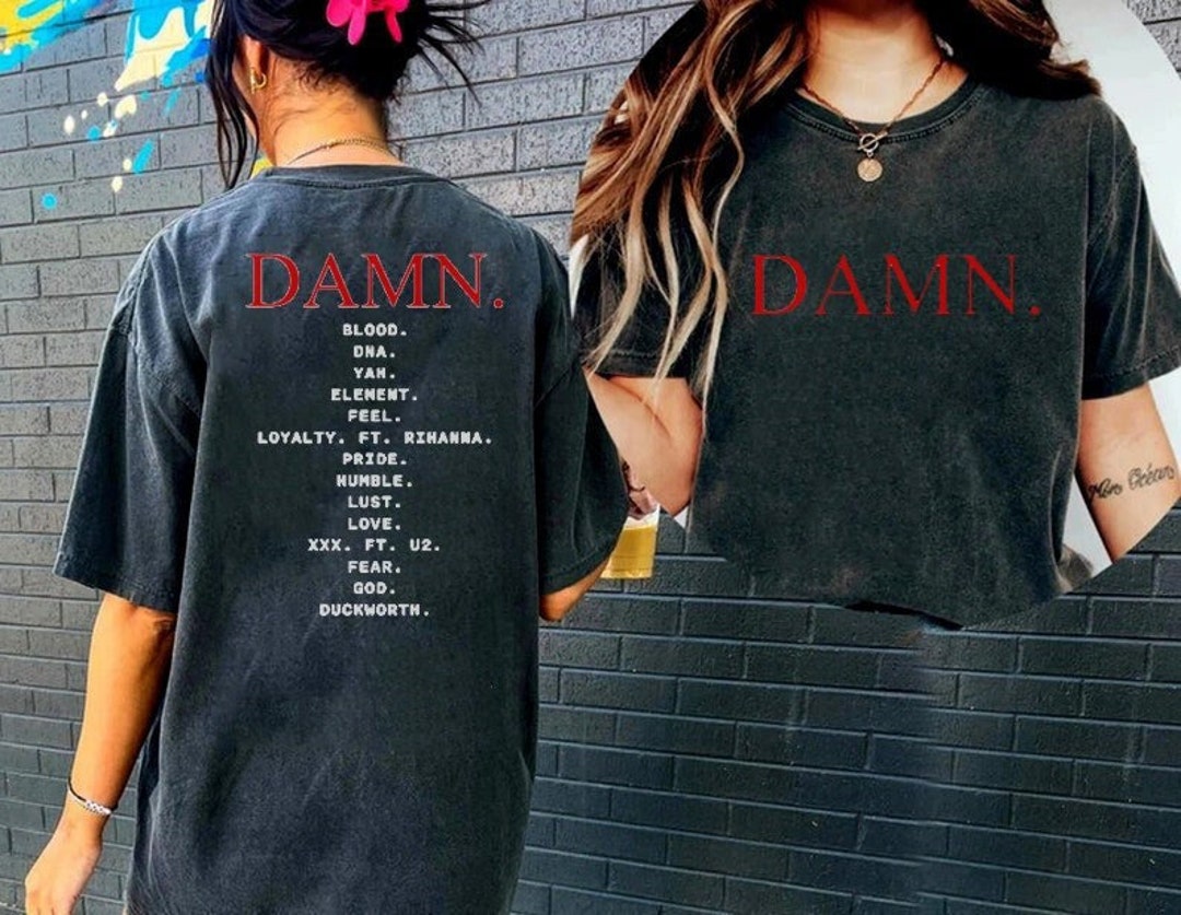 DAMN. Kendrick Lamar LIMITED Edition DAMN Tracklist Vtg - Etsy