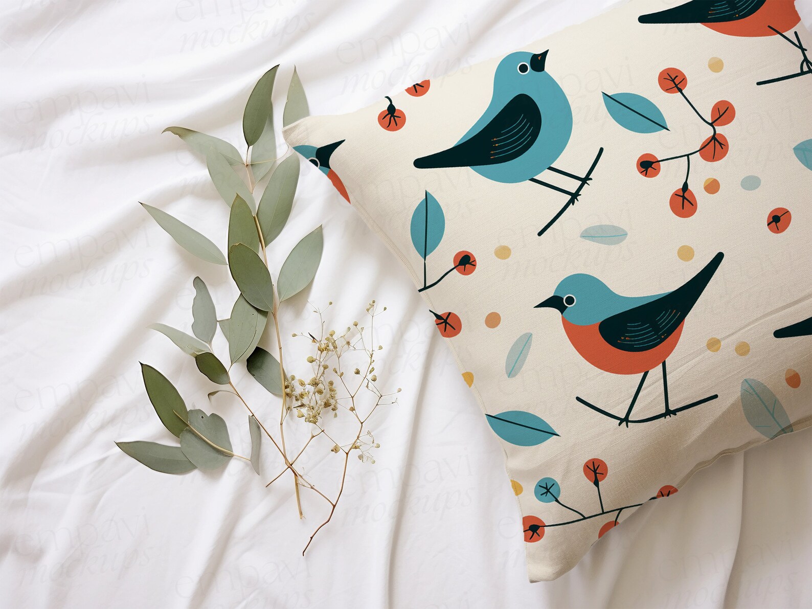 Pillow Mockup, Kitchen Pillow Mockup, Pillow Mockup Sofa, White Pillow ...