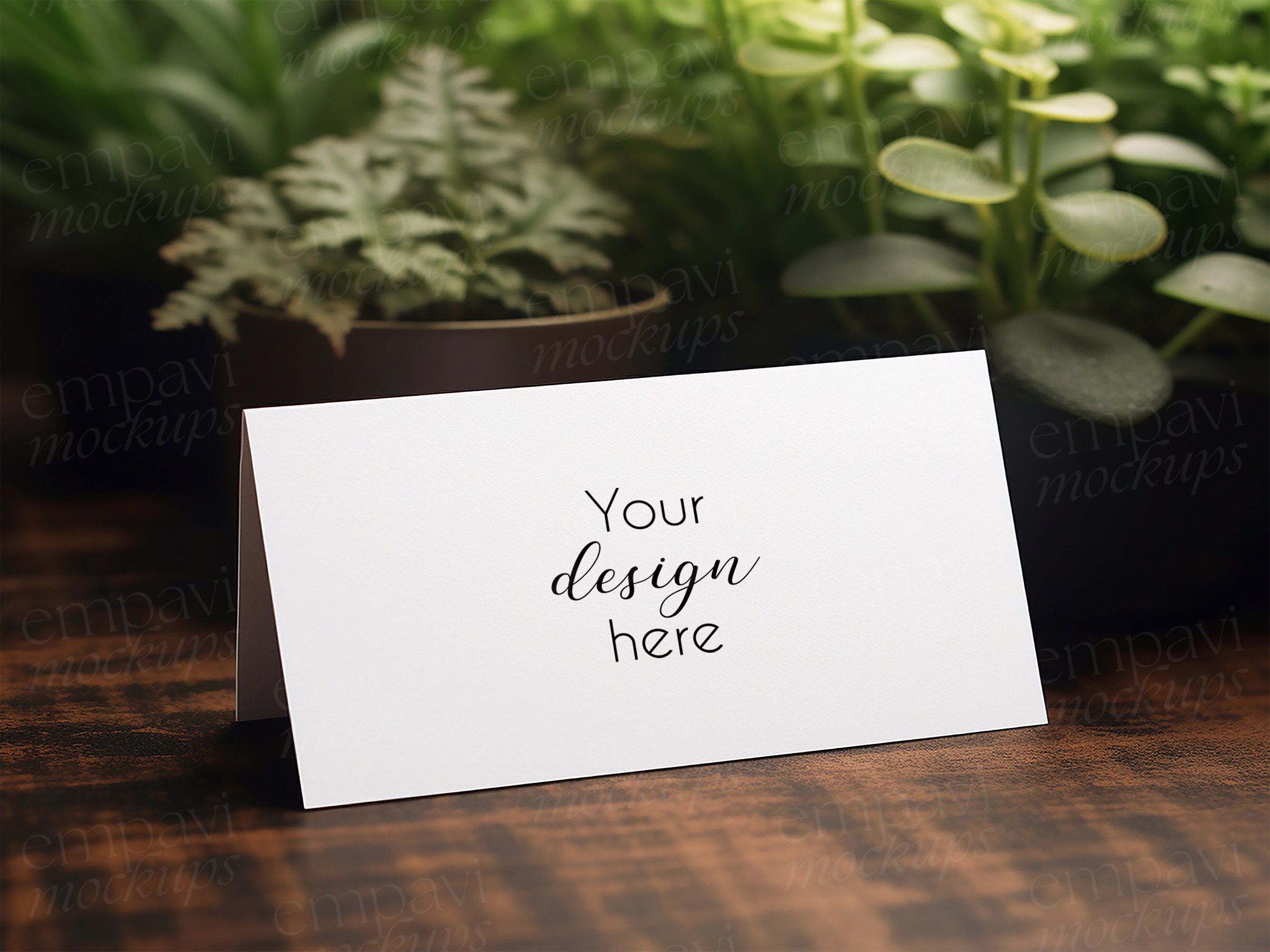 Table Number Mockup Name Card Mockup Card Mockup Place Card - Etsy